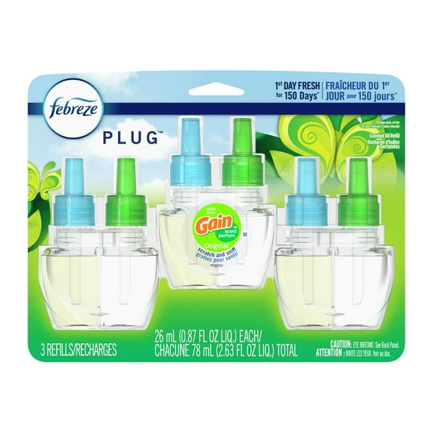 Febreze PLUG - Air freshener refill - liquid - bottle - 0.9 fl.oz ...