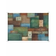 Bohemian Sun Shade Sail 8'X10' Modern Mottled Art Prints Geometric ...
