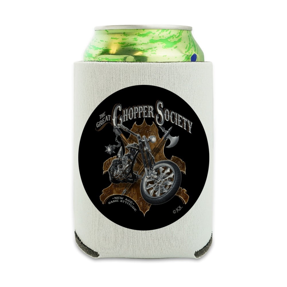 Great Chopper Society Axe Mace Biker Motorcycle Can Cooler - Drink ...