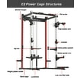EONFITOmni Power Cage Home Gym Package, 1000LBS Multi-Functional ...