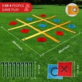 Giant Yard Tic Tac Toe Game, 4 Ft Outdoor Portable Strap Game, Bean Bag ...