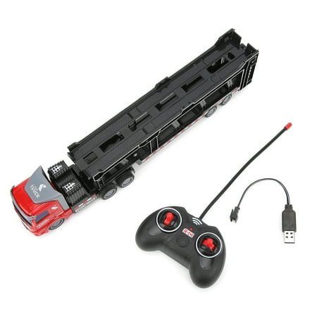 Remote Control Trailer Truck, Red Exquisite Shape Perfect Gift Trailer ...