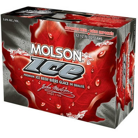 Molson Ice Premium Ice Beer, 12 fl oz, 12 pack - Walmart.com