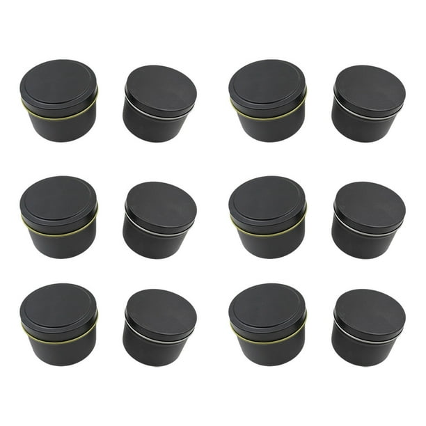 VONKY 12x Metal Candle Tins Versatile And Leak-proof Storage Containers ...