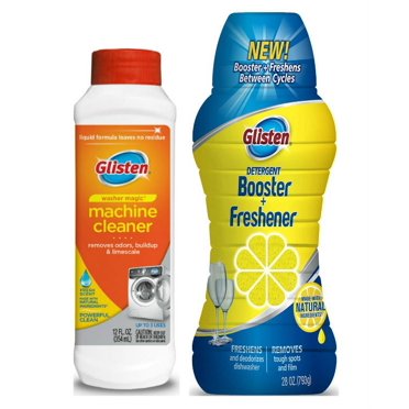 Glisten Washer Magic Washing Machine Cleaner and Deodorizer, 8 Bottles ...