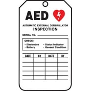 10 x 14 in. OSHA Safety First Sign - First Aid Kit Aed Inside Cabinet ...