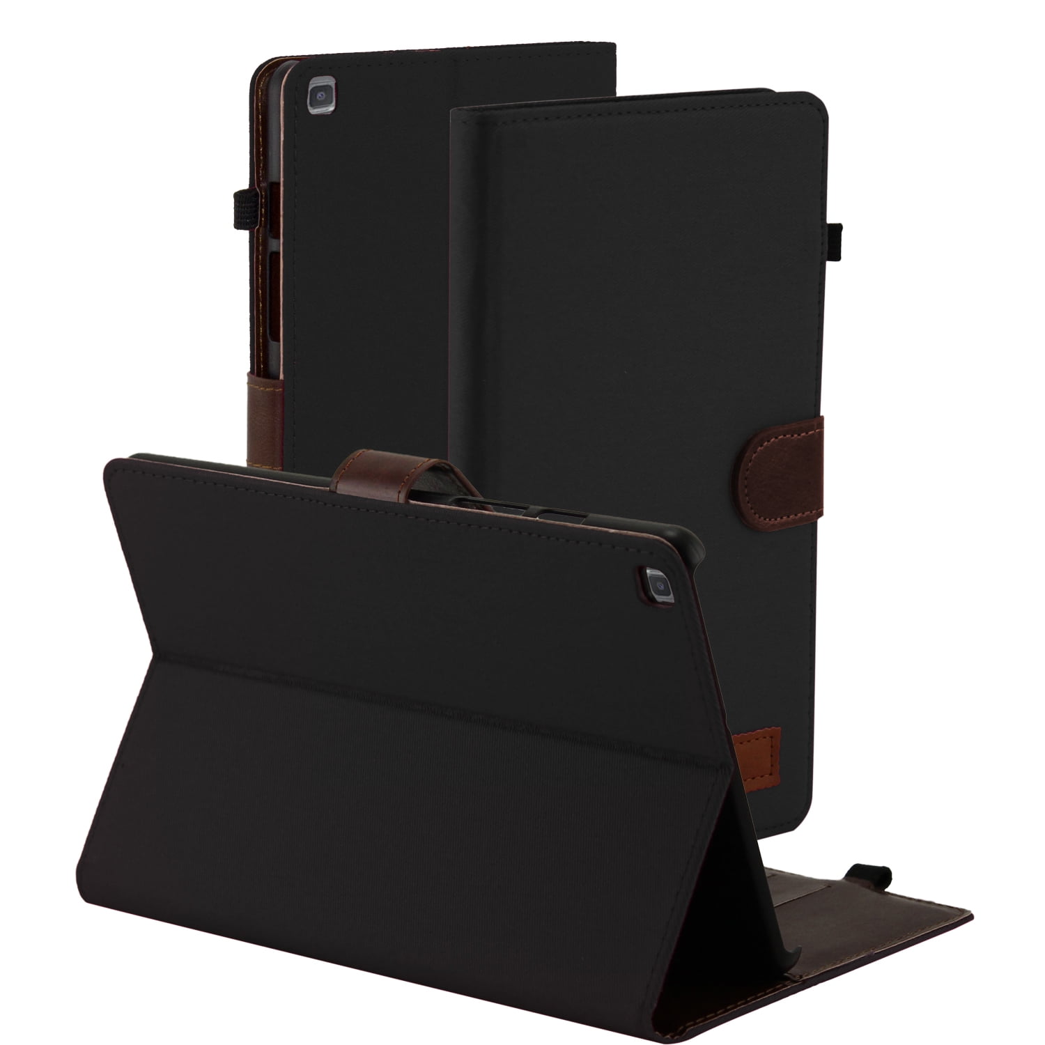 KIQ Galaxy Tab A 10.1 Case T510/T515 Model, PU Faux Canvas Portfolio ...