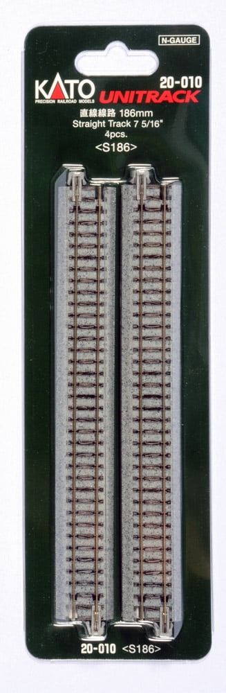Kato N Scale UniTrack Train Track Straight Roadbed 7-5/16in 18.6cm 4-Pk ...