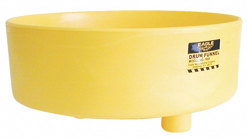Eagle Manufacturing Drum Funnel, Yellow - Walmart.com