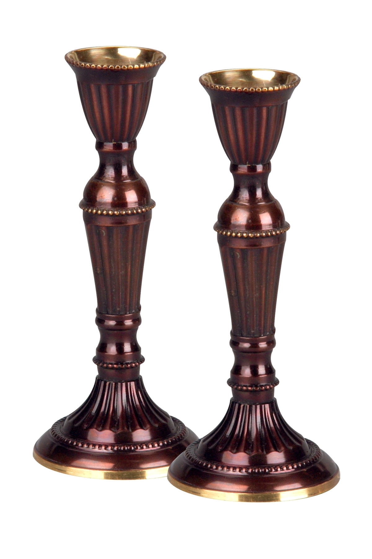 Giftmark CH-1042 Decorative Holiday & Sabbath Candle Sticks - Copper ...