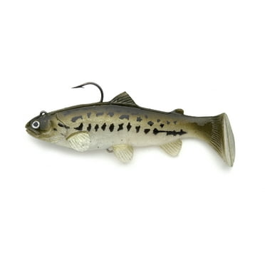 Castaic Soft Bait Swim Bait Trout, 6", Rainbow - Walmart.com
