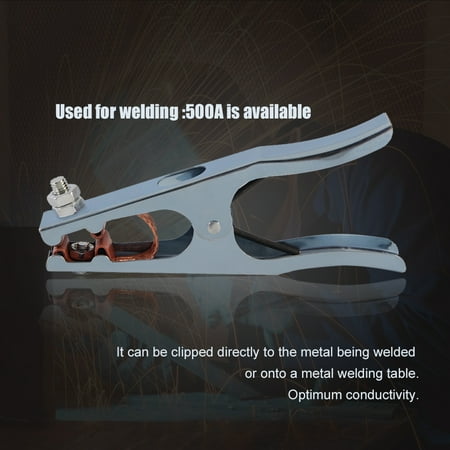 500A Welding Steel Ground Clamp Spring Loaded Earth Clamp For Welding ...