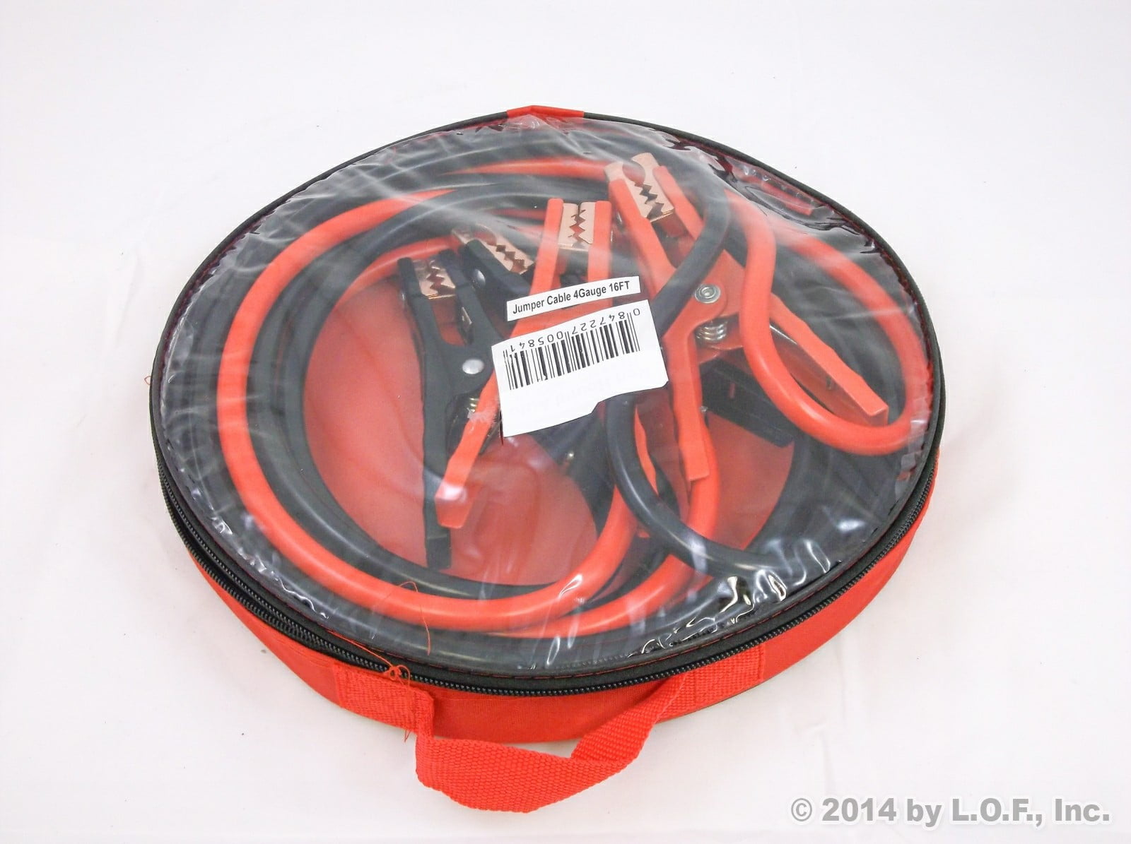 Red Hound Auto Jumper Cable Kit 16 Foot Commercial 4 Gauge Booster ...