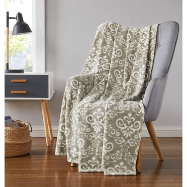 Levtex Nanette 50x60in. Boho Floral Blanket, Quilted Throw, Paisley ...