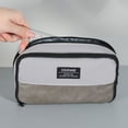 AZXY Two-tone Magnetic Stand-up Fabric Pen Pouch, 11-Layer Large ...