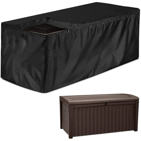 Patio Deck Box Cover our Heavy Duty 420D Oxford 100% Waterproof Bench ...