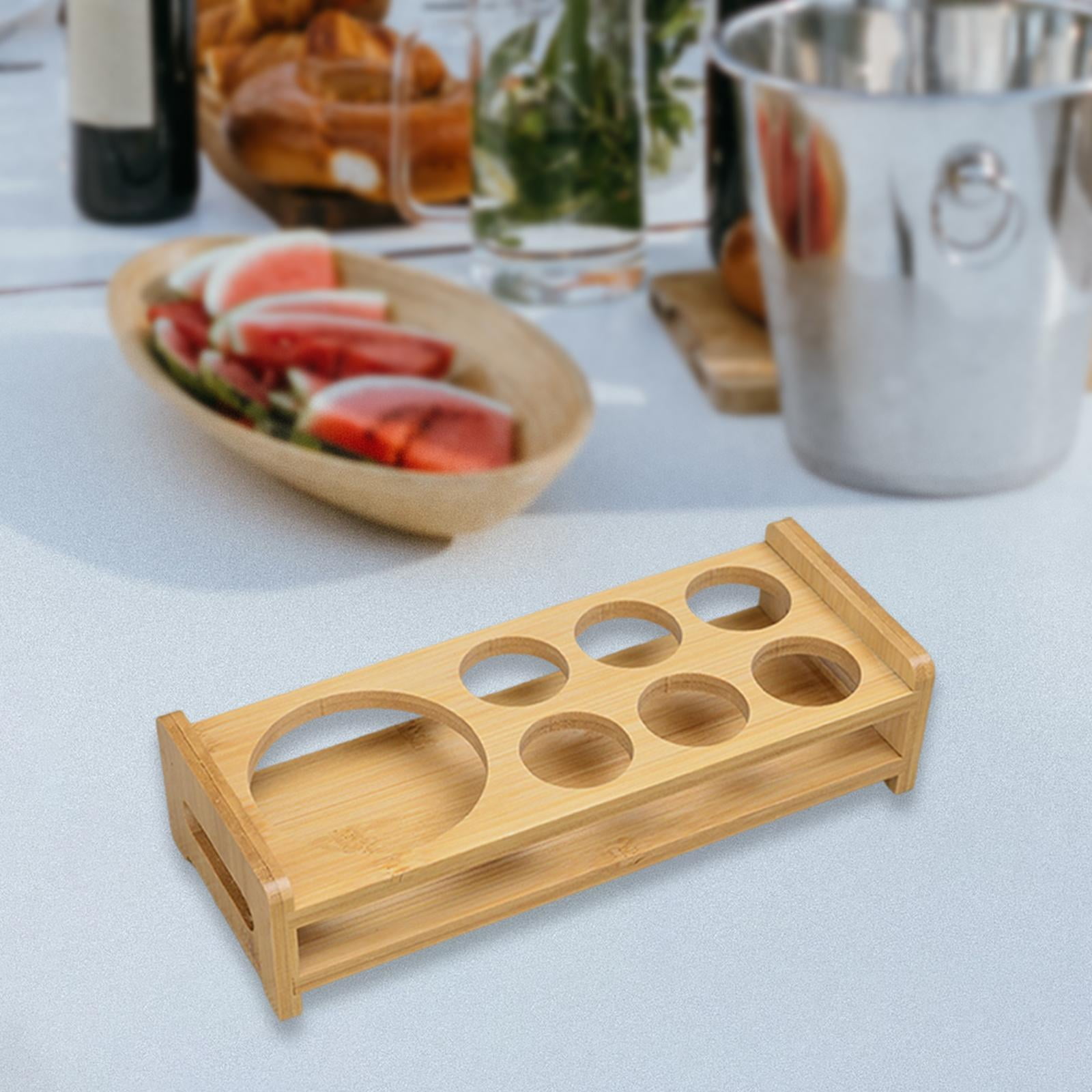 Glass Holder Serving Tray Glasses Rack Serving Holder Cup Rack for Home ...