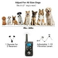 PaiPaitek Dog Training Collar, No Shock, Vibrating, Beep, 1500ft Remote ...