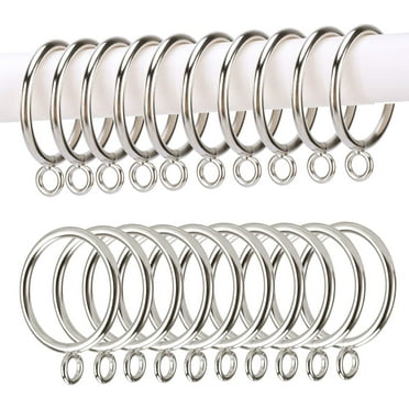 HERFIER Decorative Curtain Rings with Clips - 10pcs 12x6cm - Walmart.com