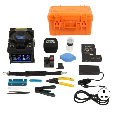 Fiber Splicer, 5in Automatic Fiber Splicer 100-240V With Storage Box ...