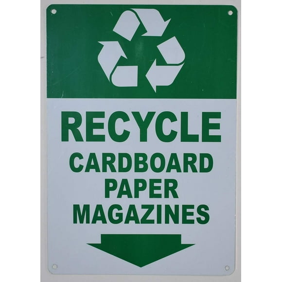 Recycle Paper Sign