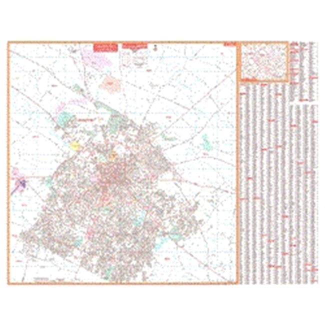 UniversalMap 15822 Lexington & Fayette County, KY Wall Map - Walmart.com