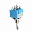 10Pcs Light Blue Miniature Toggle Switch 102/103/202/203 3 Pin 6 Pin ...