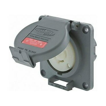 Hubbell HBL303SSO Watertight Stainless Steel 30A 125V Shore Power ...