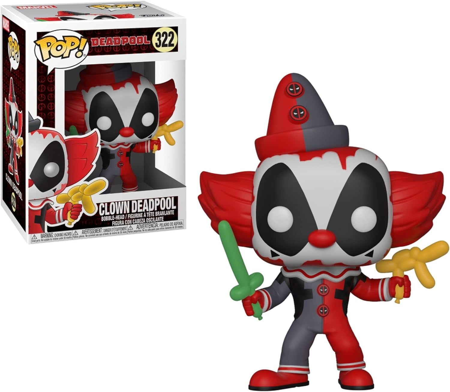 Deadpool clown Funko Pop Payaso - 322 Funko Pop Clown Deadpool 4 ...