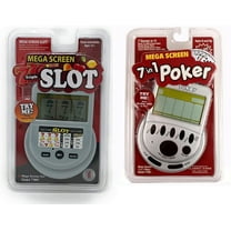 John Hansen Mega Screen 7-in-1 Portable Large Handheld Electronic Poker ...