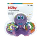 Nuby Purple Octopus Hoopla Bath Toy with 3 Tossing Rings for Baby ...