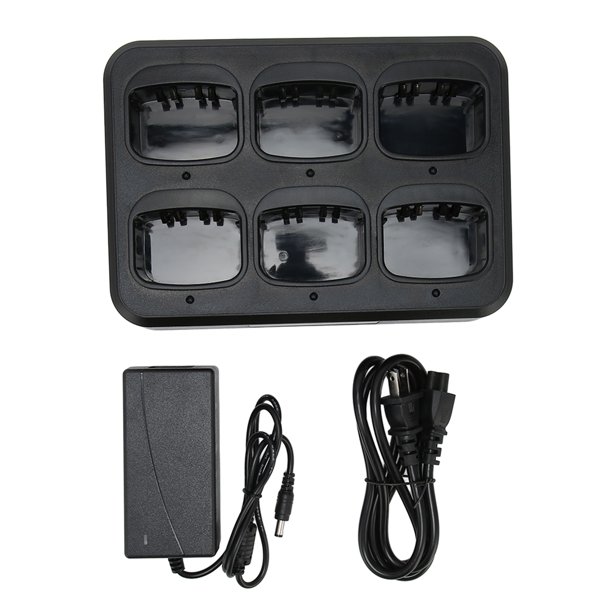 Cargador Walkie Talkie de 6 vías Brillar carga rápida apto para GP328 ...