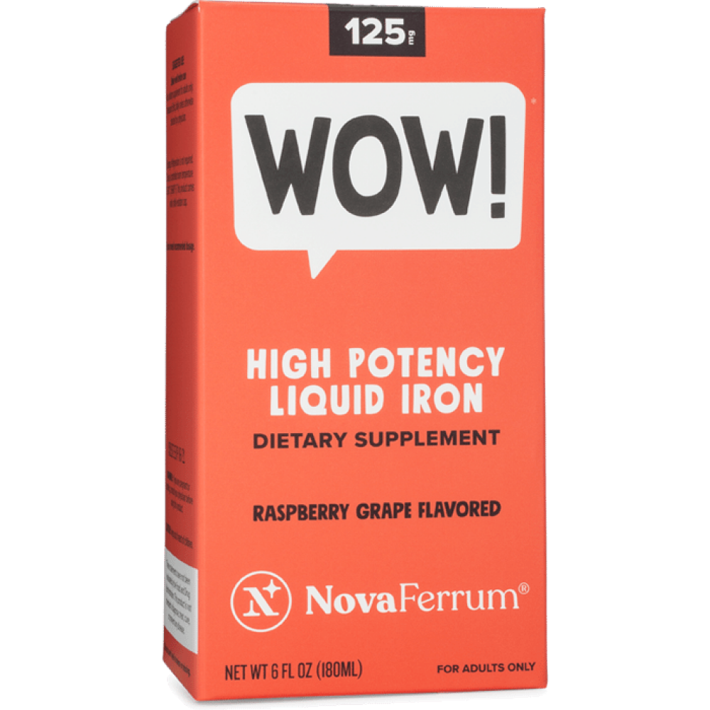 NovaFerrum Raspberry Grape 125 Liquid Iron Supplement, 6 Fl. Oz ...