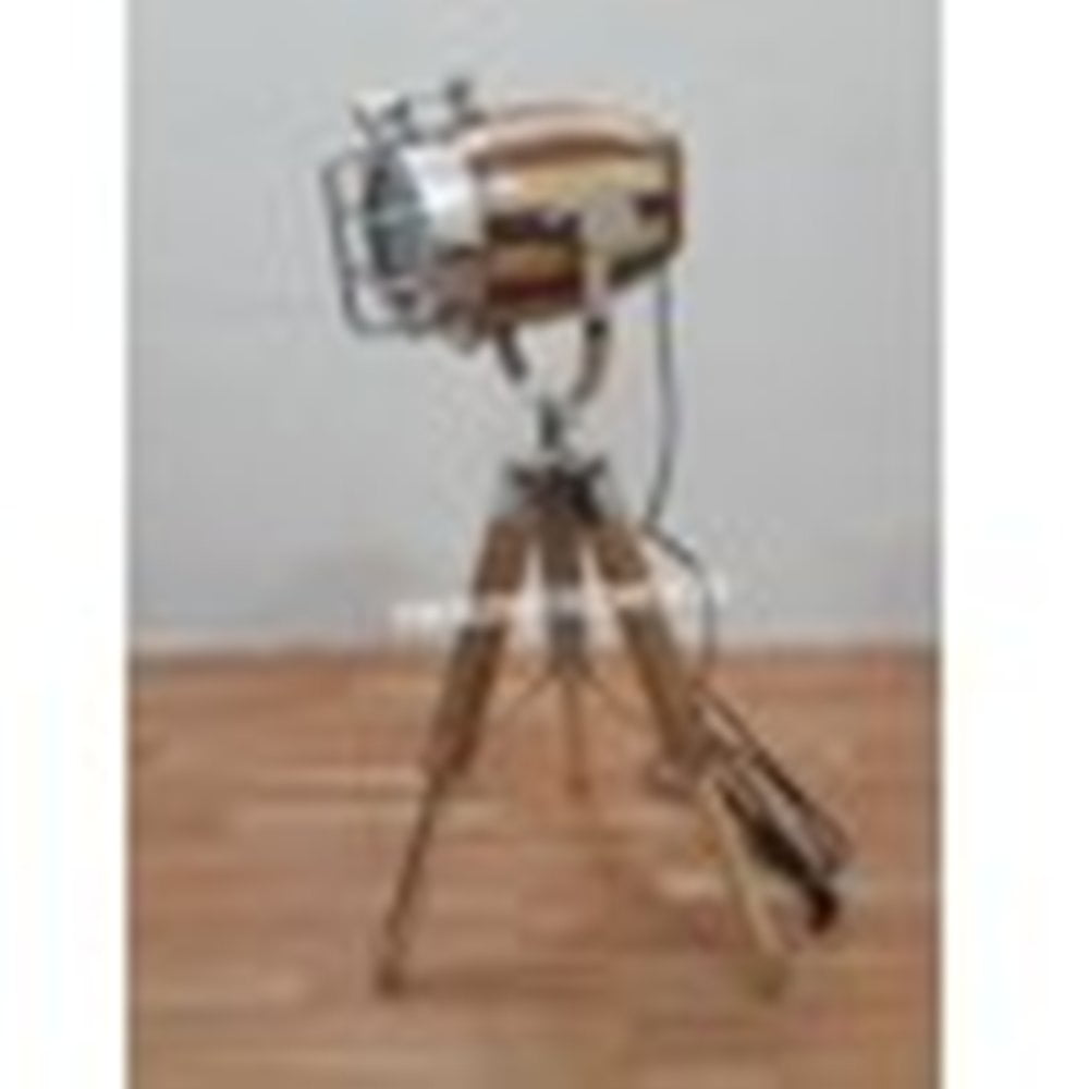 Marine Designer Wooden Table Lamp Studio Collectible Searchlight with ...