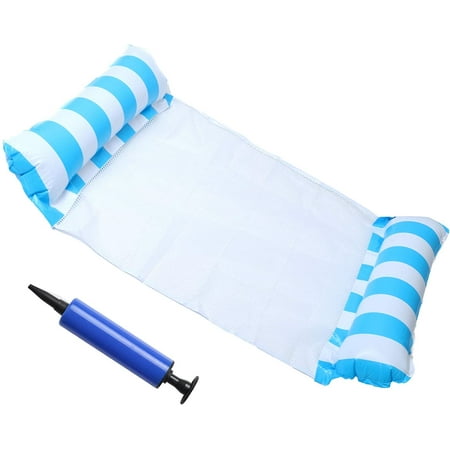 Inflatable Pool Float, 2-Pack Adult Pool Floaties, Multi-Purpose 4-in-1 ...