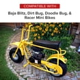 AlveyTech 145/70-6 Tire with Knobby Tread for Baja Doodle Bug & Motovox ...