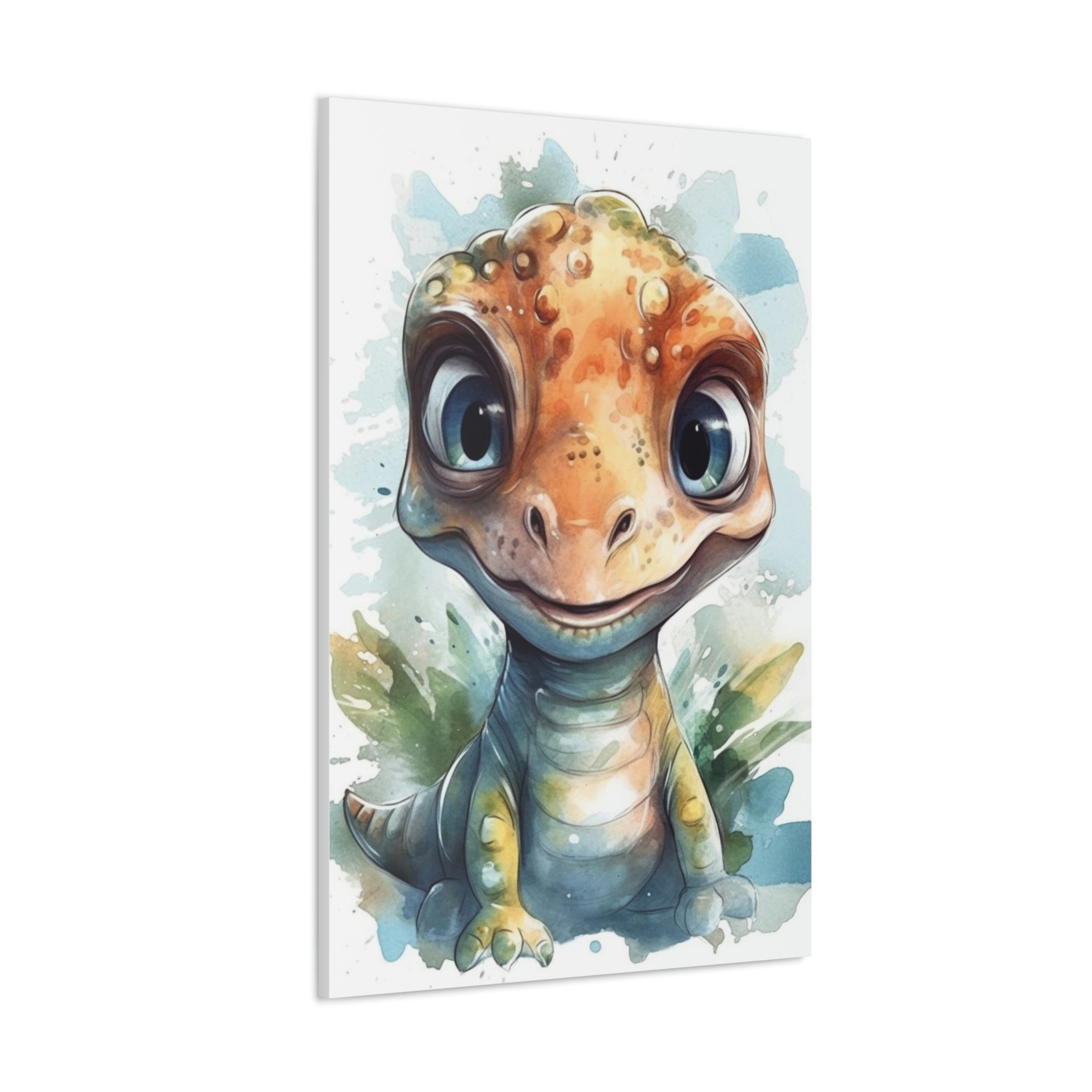 Watercolor T-Rex Painting 3 - Nursery Collection - Bedtime Stories ...
