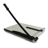 paper cutter guillotine style 18" cut length x 15" inch metal base ...