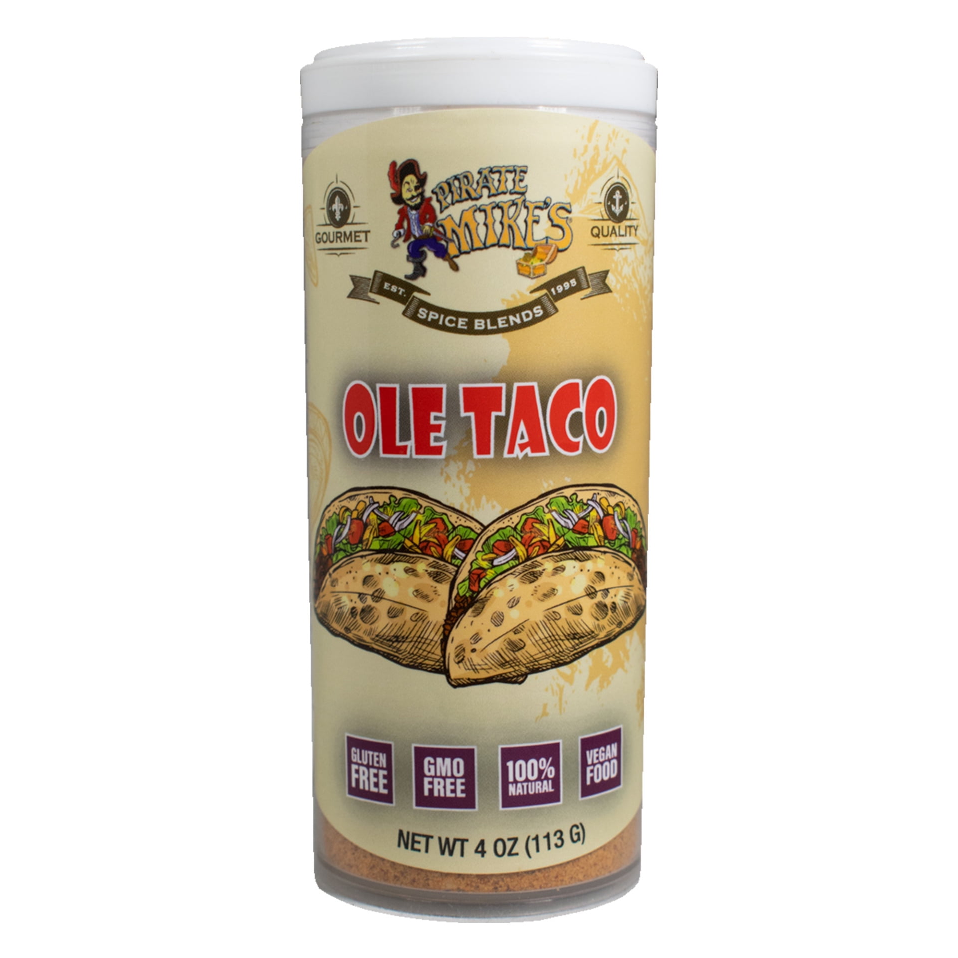 Pirate Mike's Ole Taco Medium 4 oz - Walmart.com