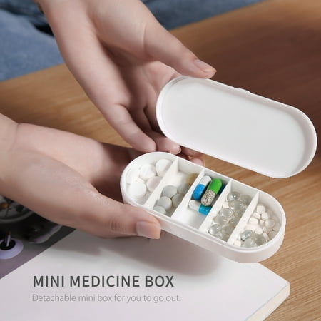 Portable Medicine Lock Box Medicine Cabinet Box with Handle First Aid ...