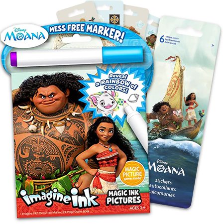 Disney Moana Coloring and Activity Set -- Moana Imagine Ink Coloring ...