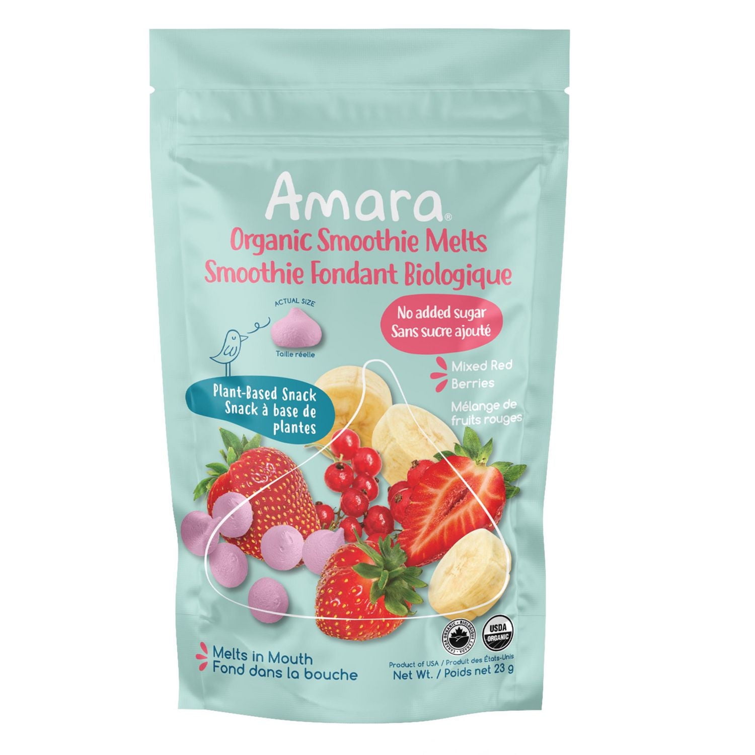 Click here for Amara Organic Smoothie Melts Mixed Red Berries Var... prices