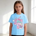 Bainana Summer T Shirts For Girls Cartoon Pint Short Sleeve Graphic ...