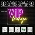 WX&YH VIP Lounge LED Neon Light Signs USB Power for Cafe Men's Cave Bar ...