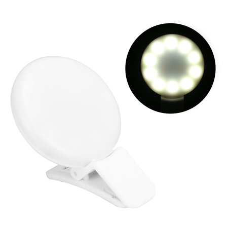 Mini Selfie Light, Protable Universal Clip-On Selfie Light With An ...