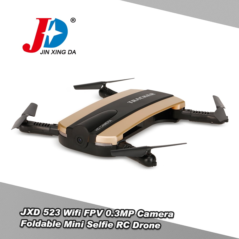 JXD 523 Wifi FPV 0.3MP Camera Altitude Hold Foldable Mini Selfie RC ...