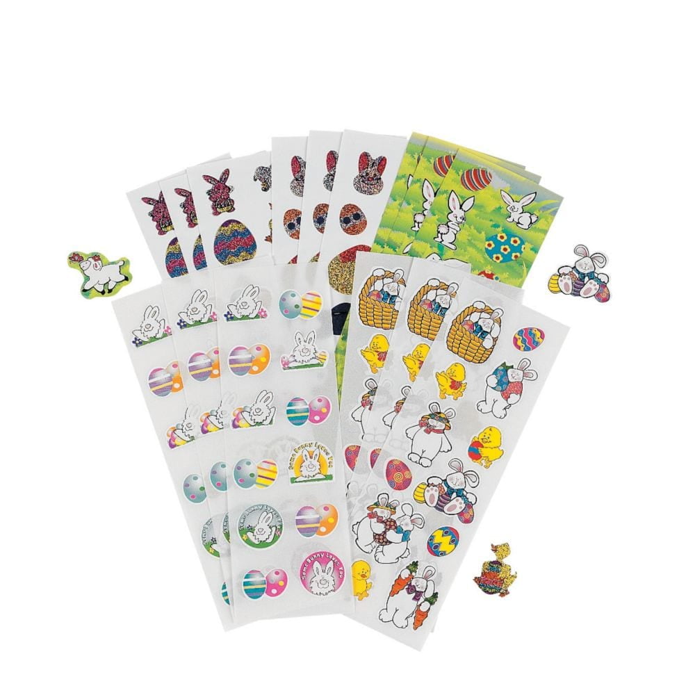 Easter Sticker Assortment (100 Sheets) - Stationery - 100 Pieces ...