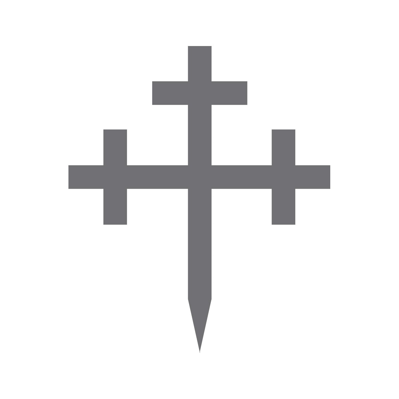 Cross Crosslet Fitchy Sticker Decal Die Cut - Self Adhesive Vinyl ...