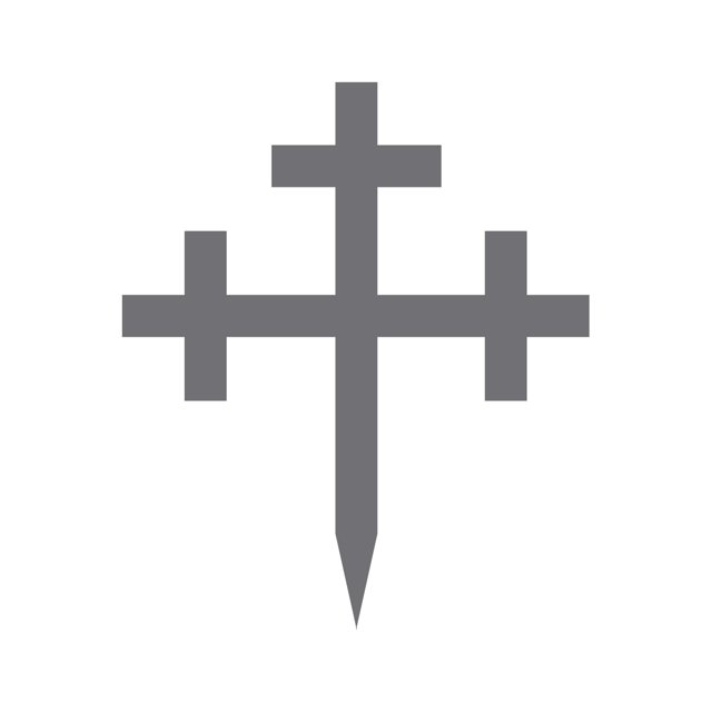 Cross Crosslet Fitchy Sticker Decal Die Cut - Self Adhesive Vinyl ...