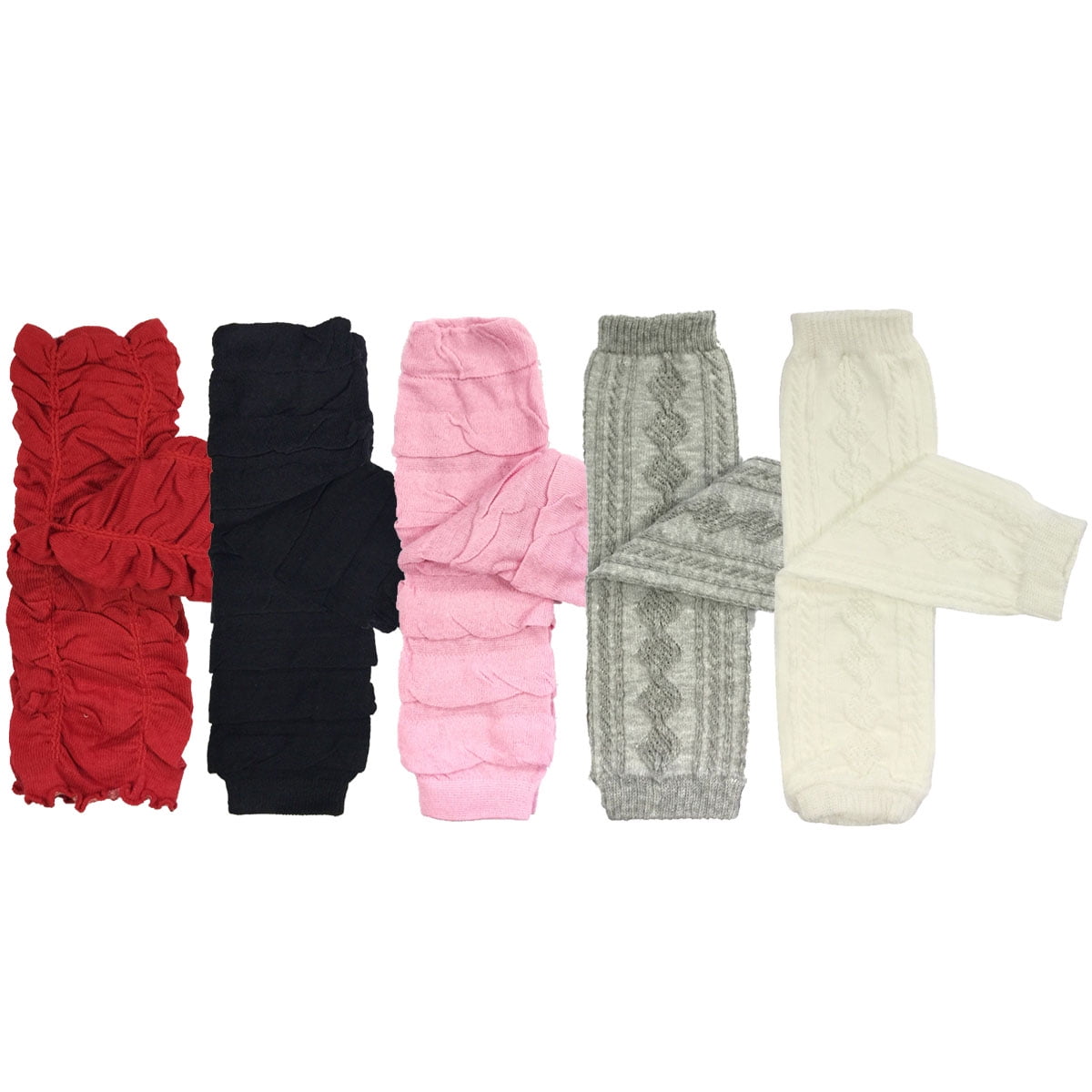 Wrapables® Set of 5 Baby & Toddler Leg Warmer Collection Premium Value ...